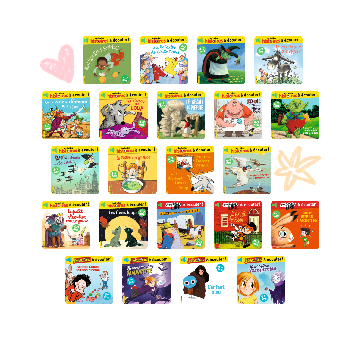 Sélection 22 titres Bayard-Milan (5-7 ans) - Hello Merlin