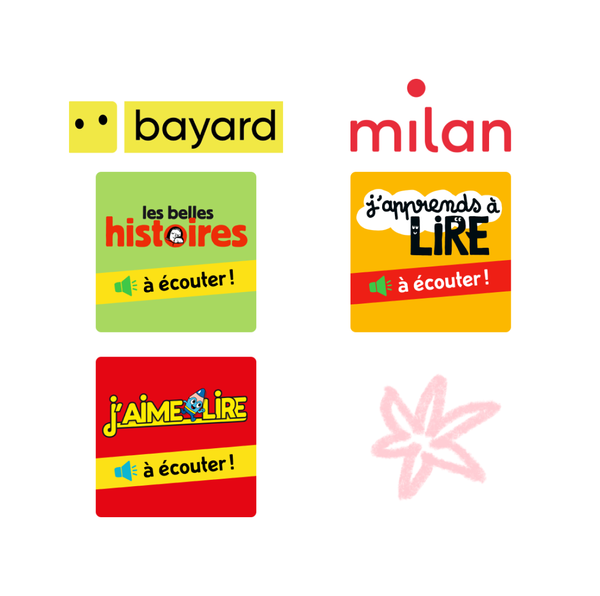 22 histoires de Bayard Jeunesse (5-7 ans), pour Merlin