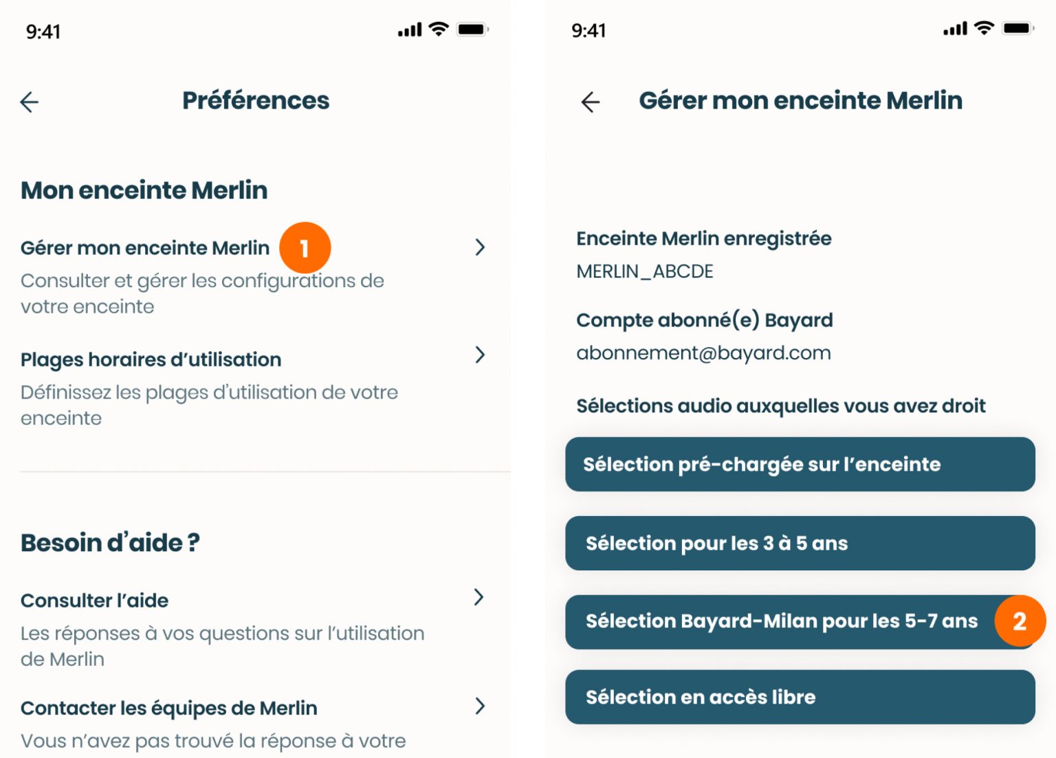FAQ Utiliser l'enceinte et la piloter avec l'application - Hello Merlin