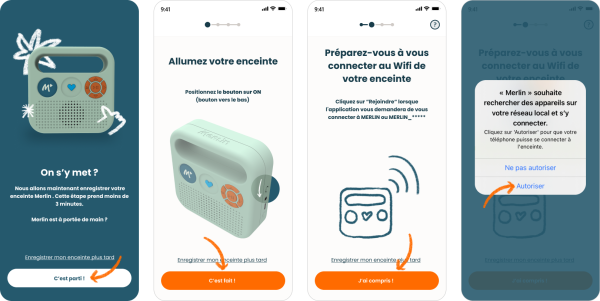FAQ Utiliser l'enceinte et la piloter avec l'application - Hello Merlin