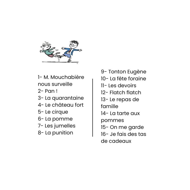 Les bêtises du petit Nicolas, à écouter sur Merlin
